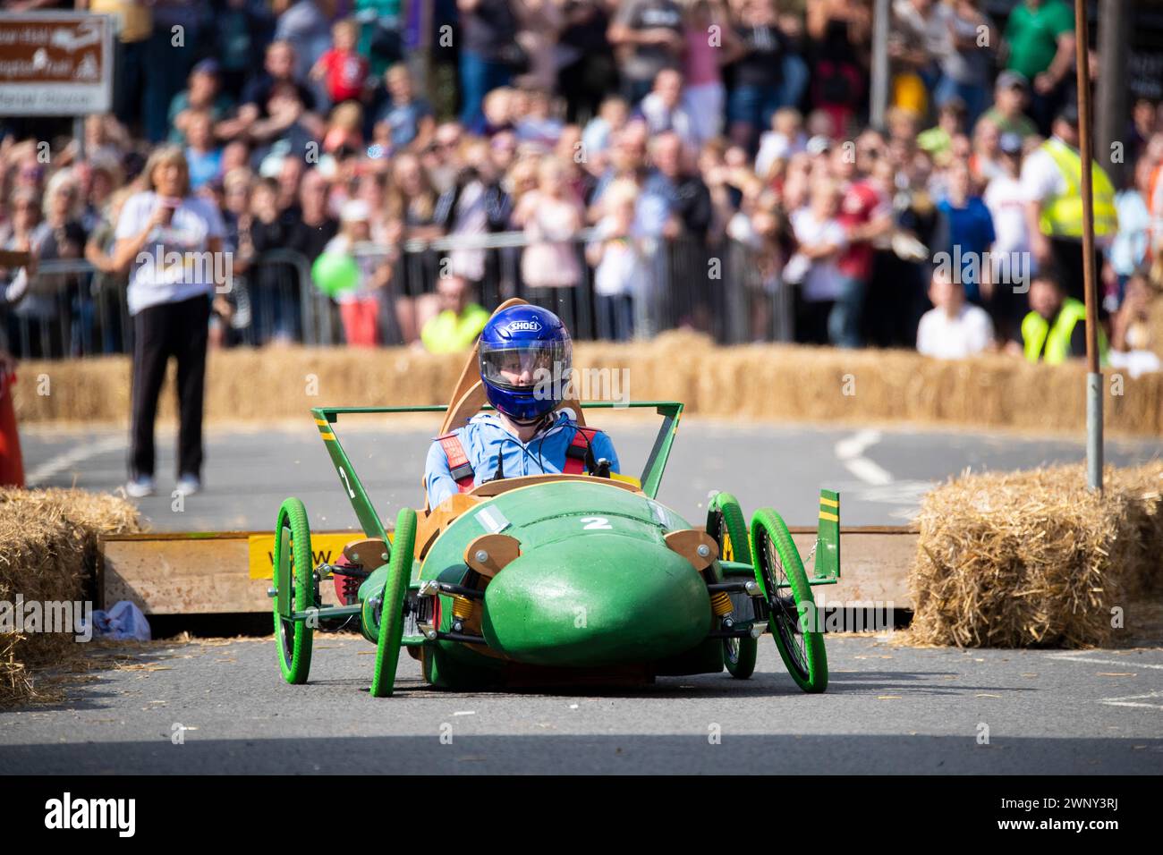 08/09/19 Ashbourne soap box race Stock Photo - Alamy