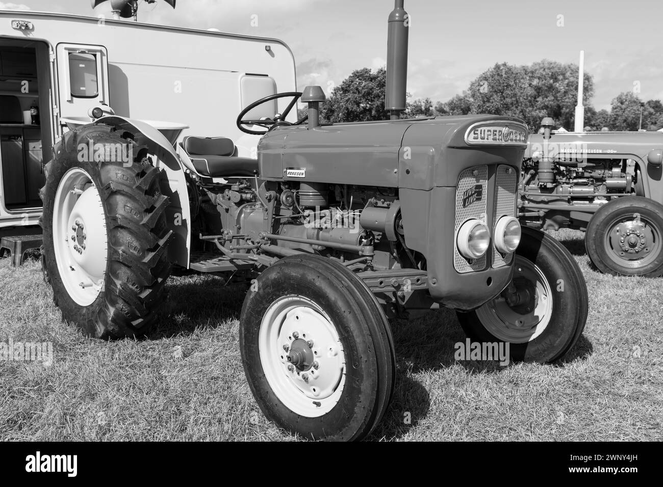 Super dexta tractor Black and White Stock Photos & Images - Alamy
