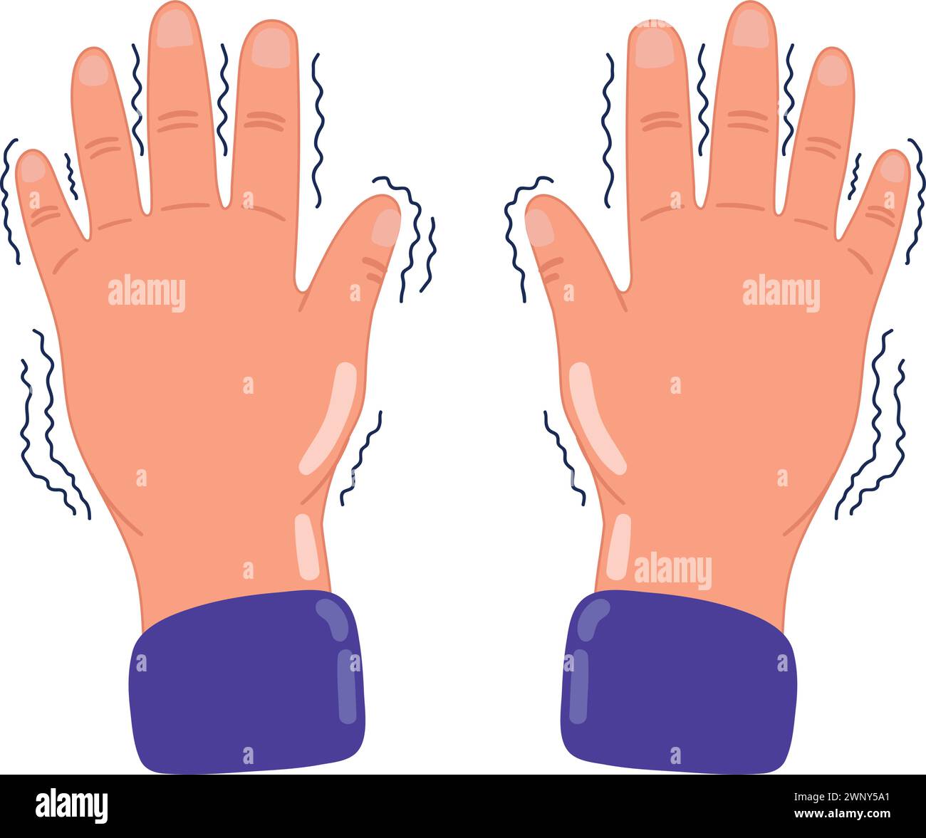 parkinson tremor hands Stock Vector Image & Art - Alamy