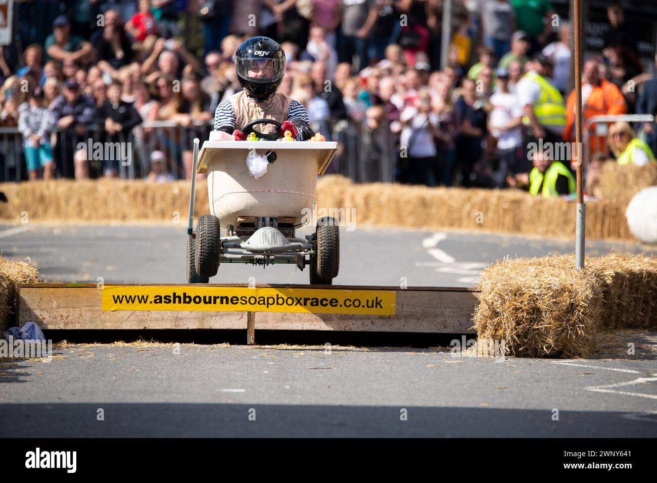 08/09/19 Ashbourne soap box race Stock Photo - Alamy