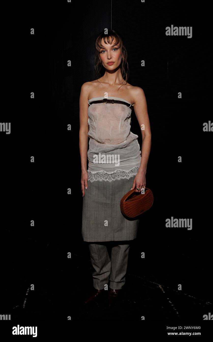 Ari Fournier attends the Coperni Fall/Winter 2024-2025 ready-to-wear ...