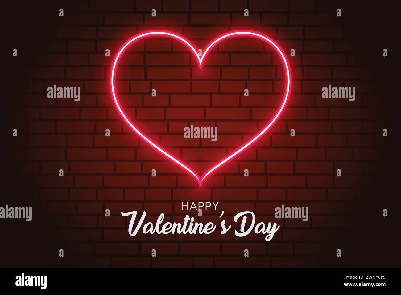 Pink red neon light Stock Vector Images - Alamy