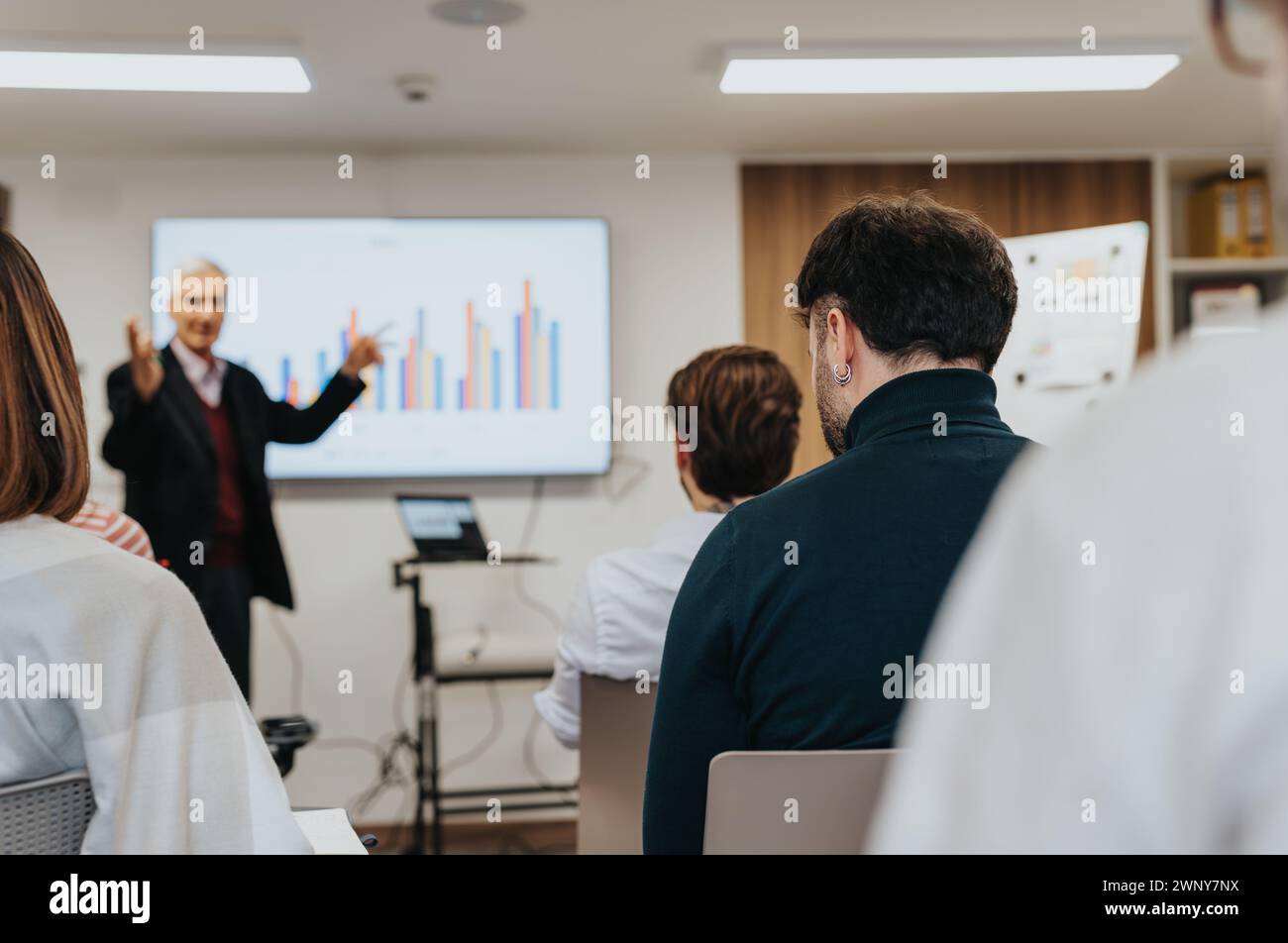 Successful collaboration and teamwork in a business brainstorming ...