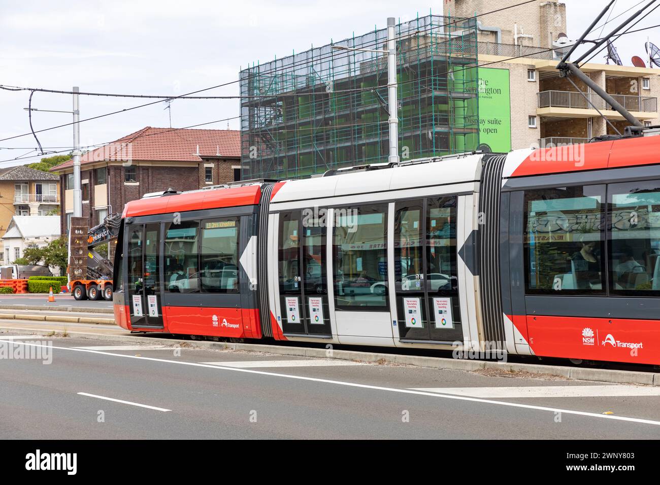 Light rail train australia hi-res stock photography and images - Alamy