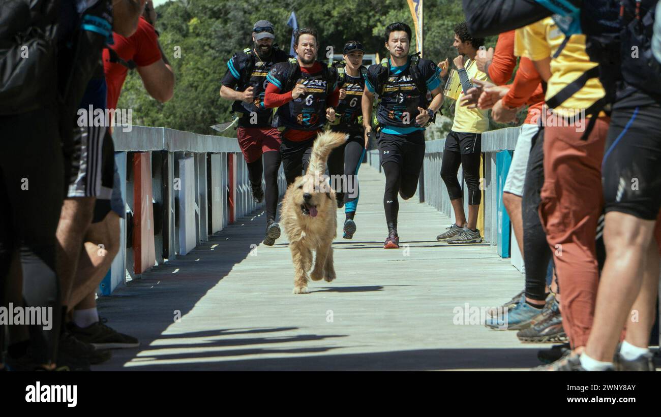 ARTHUR THE KING, from left: Ali Suliman, Mark Wahlberg, Nathalie ...