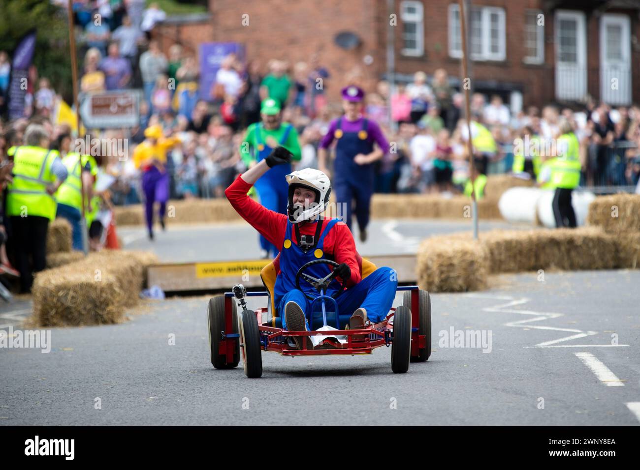 08/09/19 Ashbourne soap box race Stock Photo - Alamy
