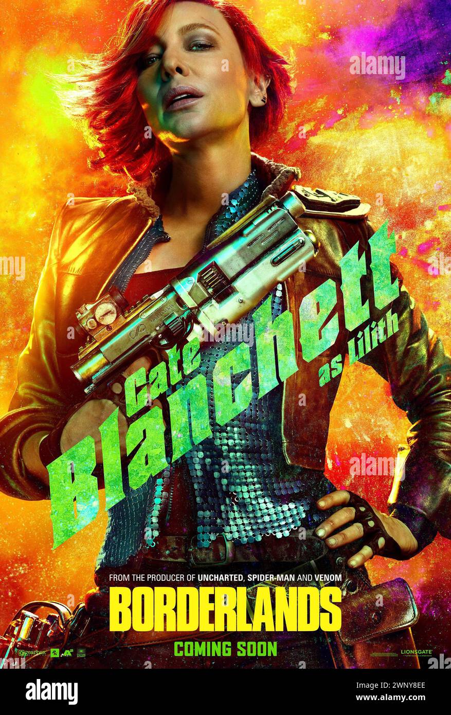 BORDERLANDS, US character poster, Cate Blanchett, 2024. © Lions Gate ...