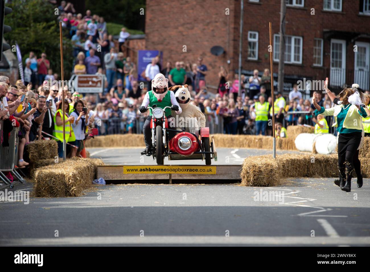 08/09/19 Ashbourne soap box race Stock Photo - Alamy