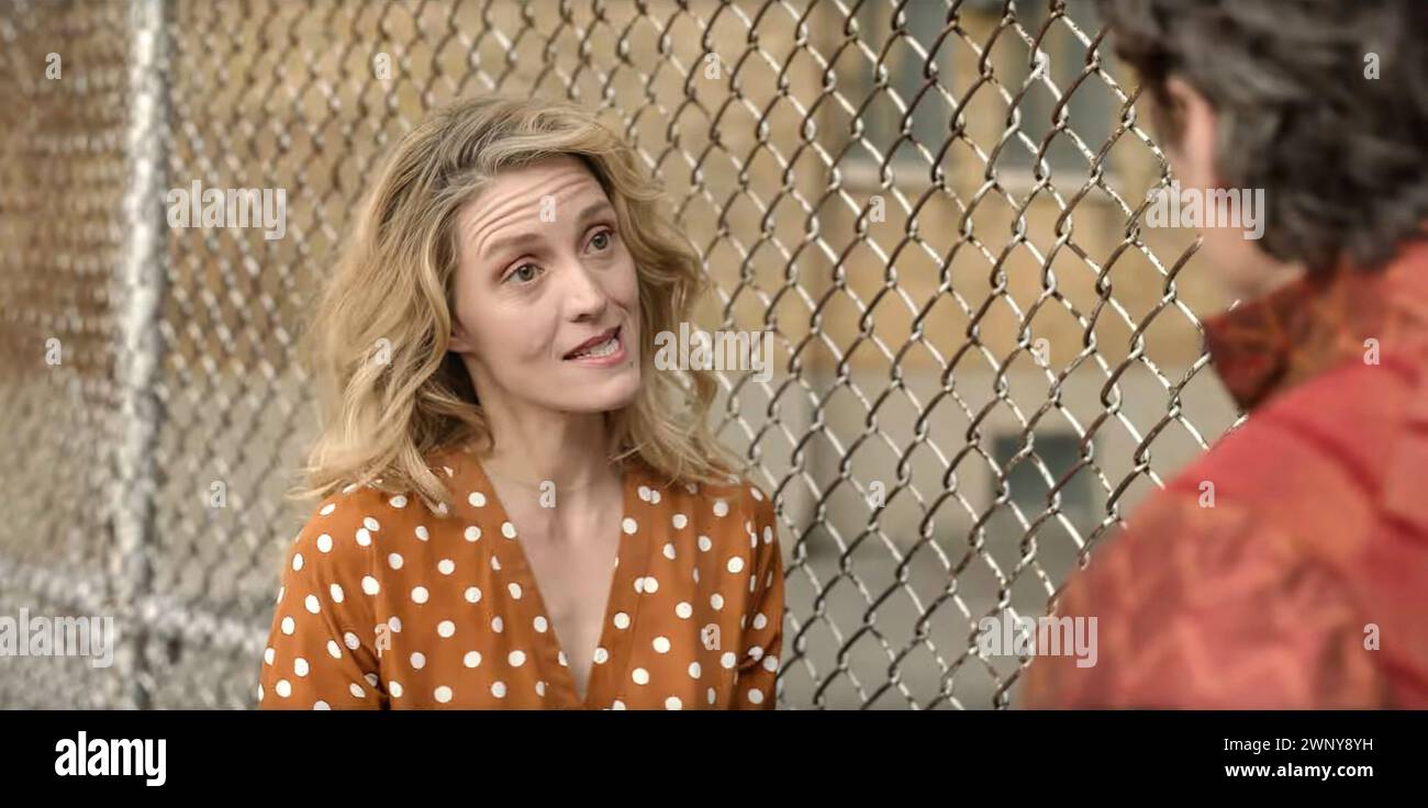 FRENCH GIRL, from left: Evelyne Brochu, Zach Braff, 2024. © Republic ...