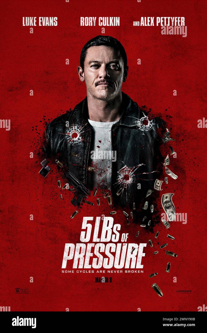 5LBS OF PRESSURE, (aka 5 LBS OF PRESSURE), US poster, Luke Evans, 2024 ...