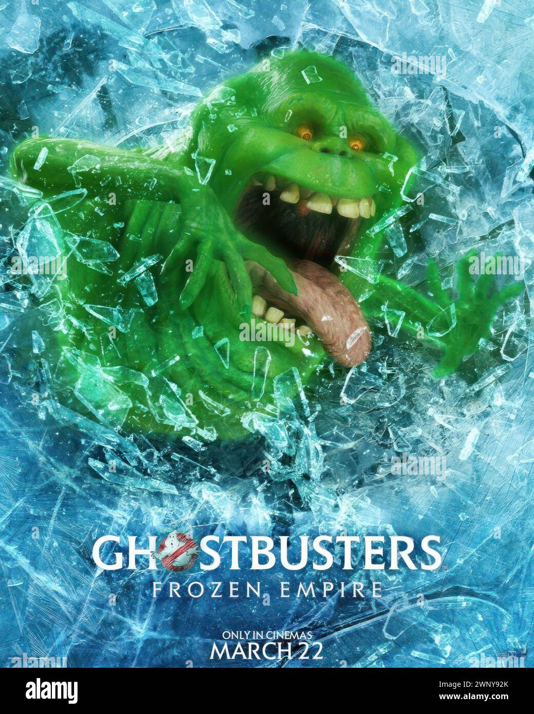 GHOSTBUSTERS: FROZEN EMPIRE, poster, Slimer, 2024. © Columbia Pictures ...