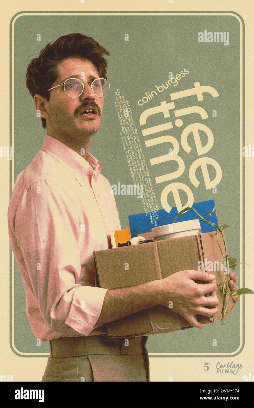 FREE TIME, poster, Colin Burgess, 2023. © Cartilage Films /Courtesy ...