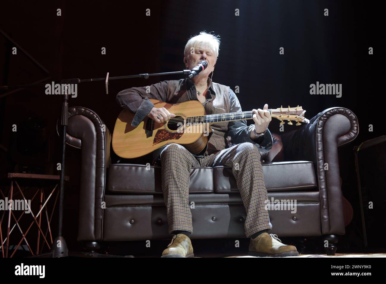 Rome, Italy. 03rd Mar, 2024. Rosalino Cellamare known as Ron performing ...