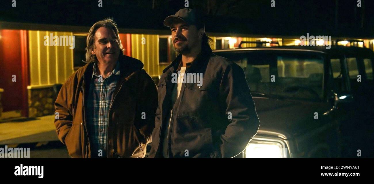 THE NEON HIGHWAY, from left: Beau Bridges, Rob Mayes, 2024. © Stratton ...