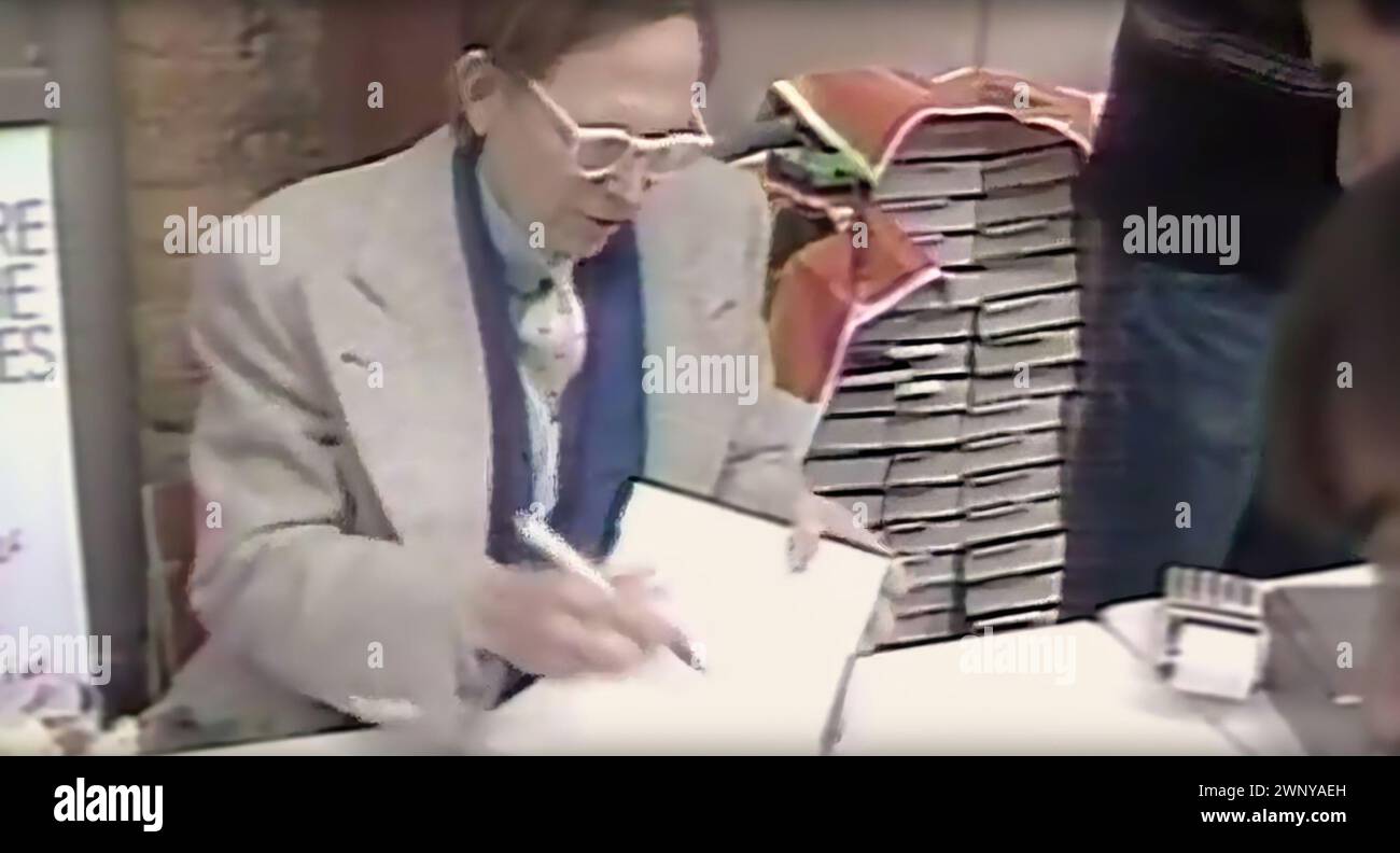 RADICAL WOLFE, Tom Wolfe, signing books, from archival footage, 2023 ...