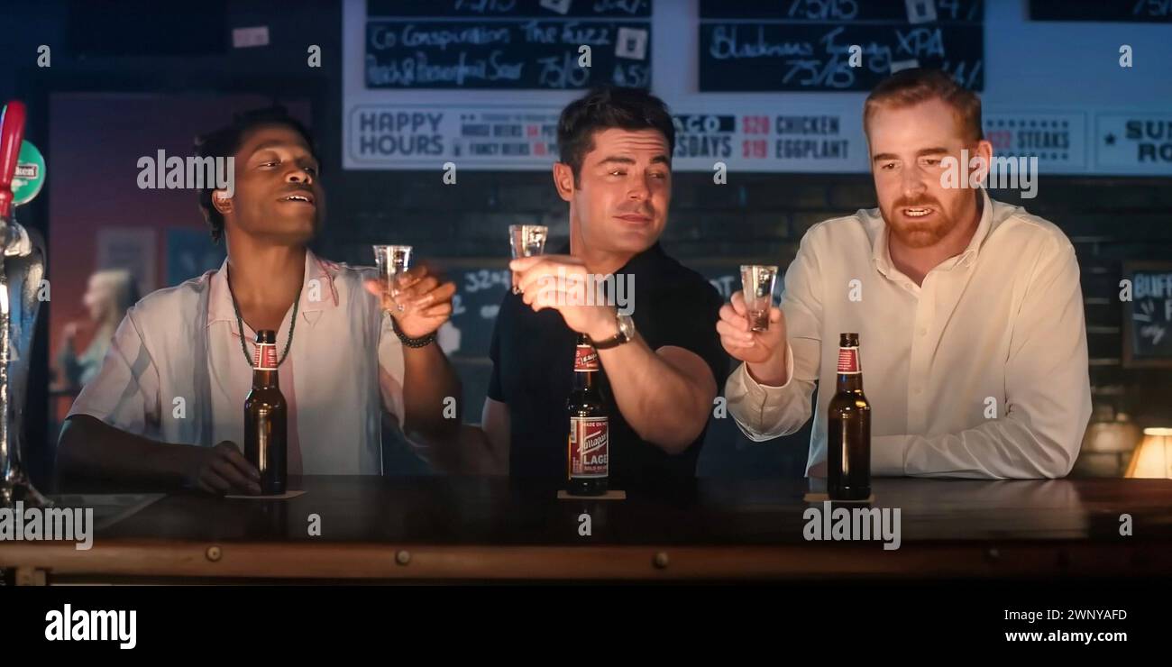 RICKY STANICKY, from left: Jermaine Fowler, Zac Efron, Andrew Santino ...