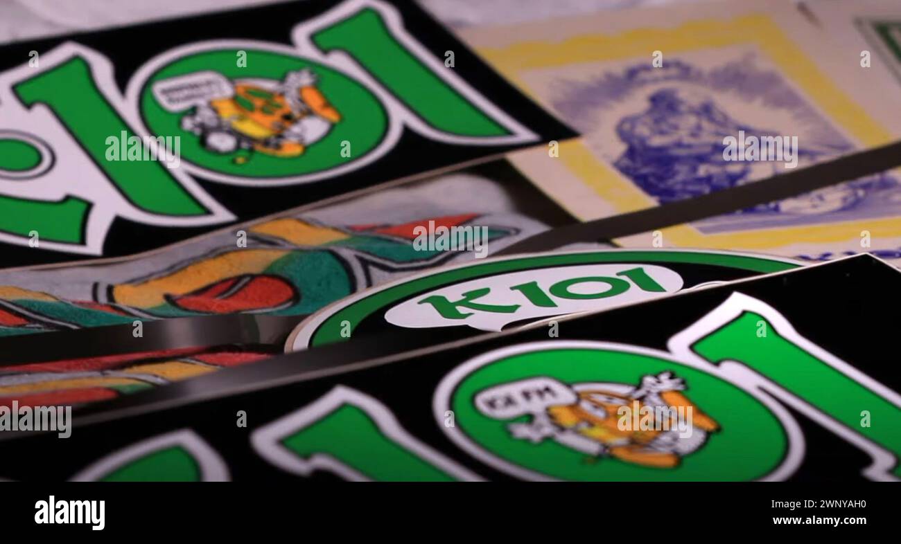 RUNAWAY RADIO, KLOL bumper stickers, 2023. © Dark Star Pictures ...