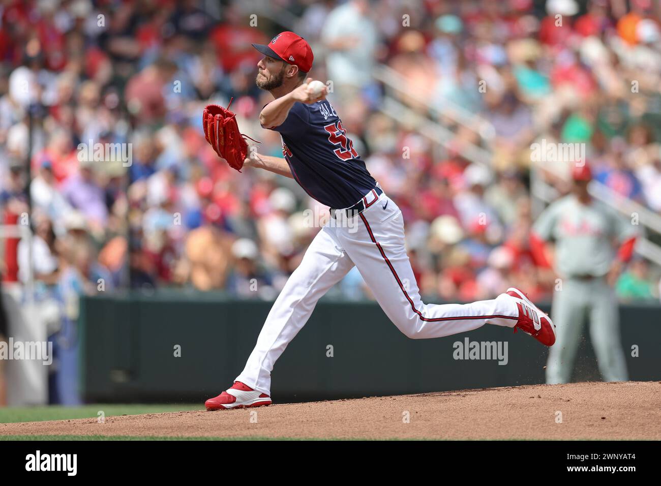 North Port FL USA; Atlanta Braves starting pitcher Chris Sale (51 ...
