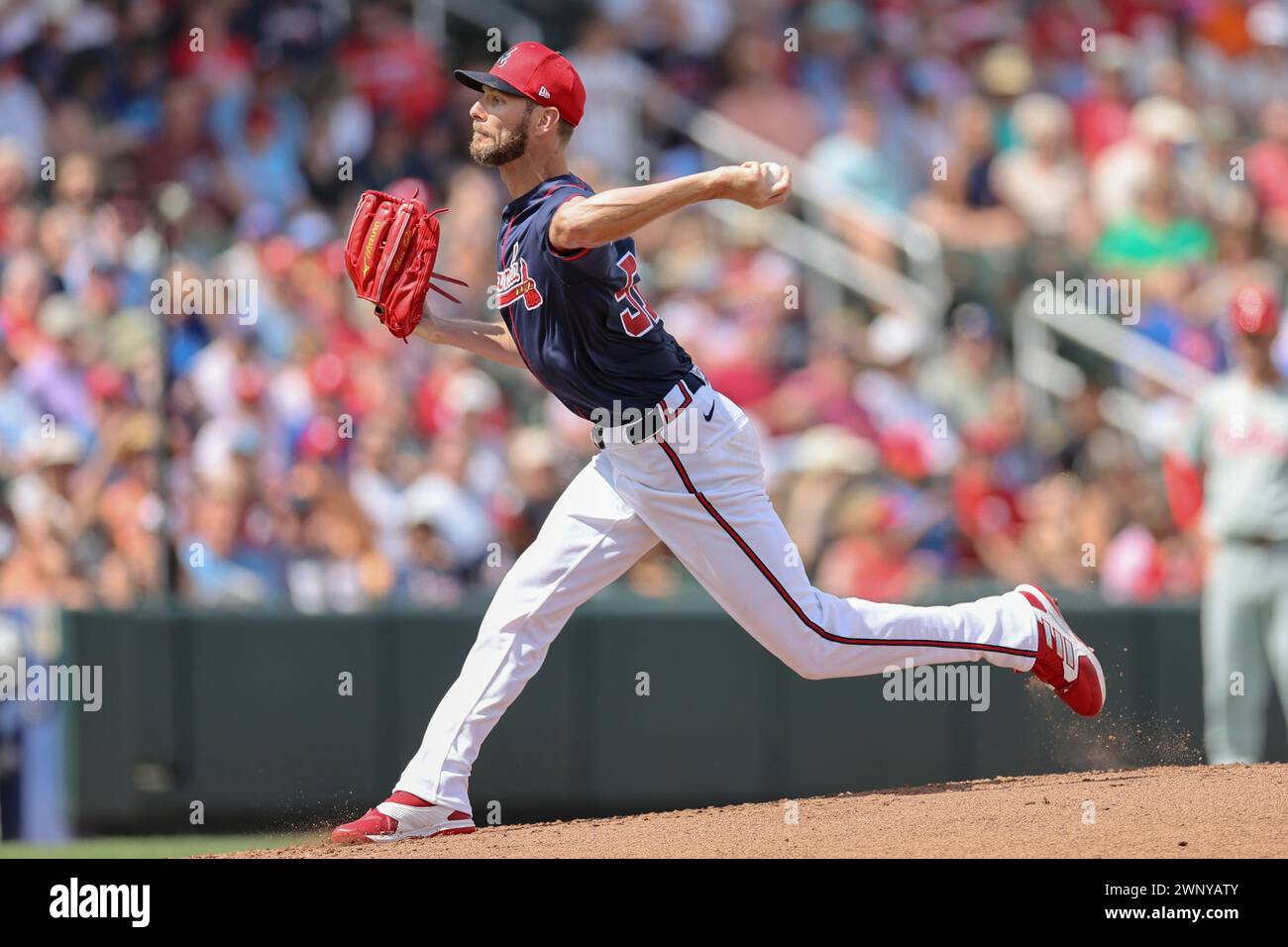 North Port FL USA; Atlanta Braves starting pitcher Chris Sale (51 ...