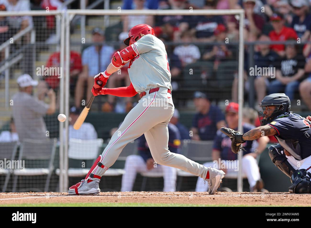 North Port FL USA; Philadelphia Phillies first baseman Alec Bohm (28 ...