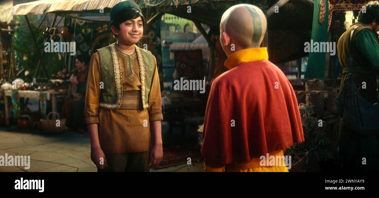 AVATAR: THE LAST AIRBENDER, from left: Pradnesh Prakash, Gordon Cormier ...