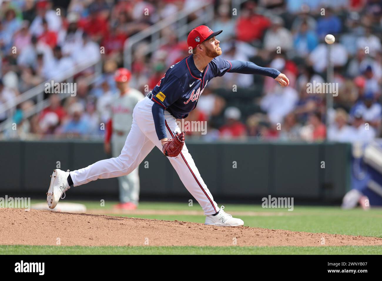 North Port FL USA; Atlanta Braves relief pitcher Aaron Bummer (49 ...
