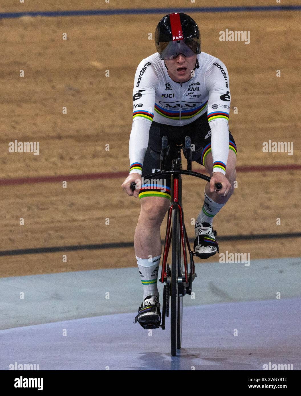 Sleeman Sports Complex 4th March 2024: Action from the Mens Elite Time Trial Final at the ...