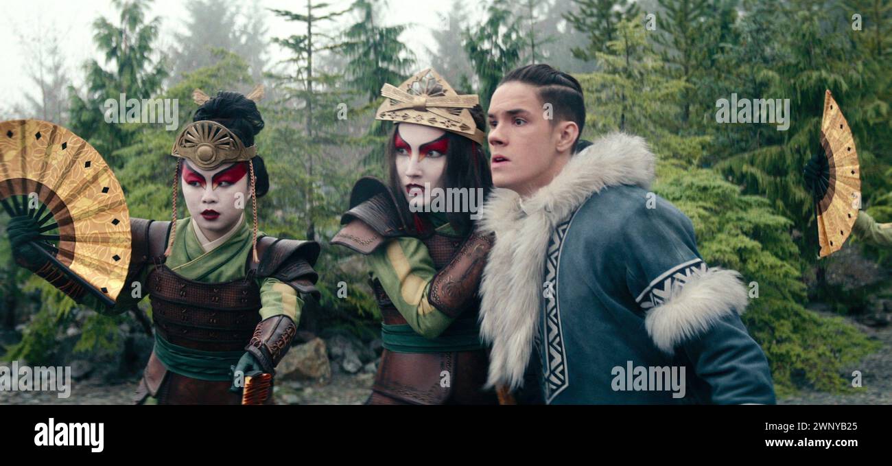 AVATAR: THE LAST AIRBENDER, Maria Zhang (center), Ian Ousley (right ...