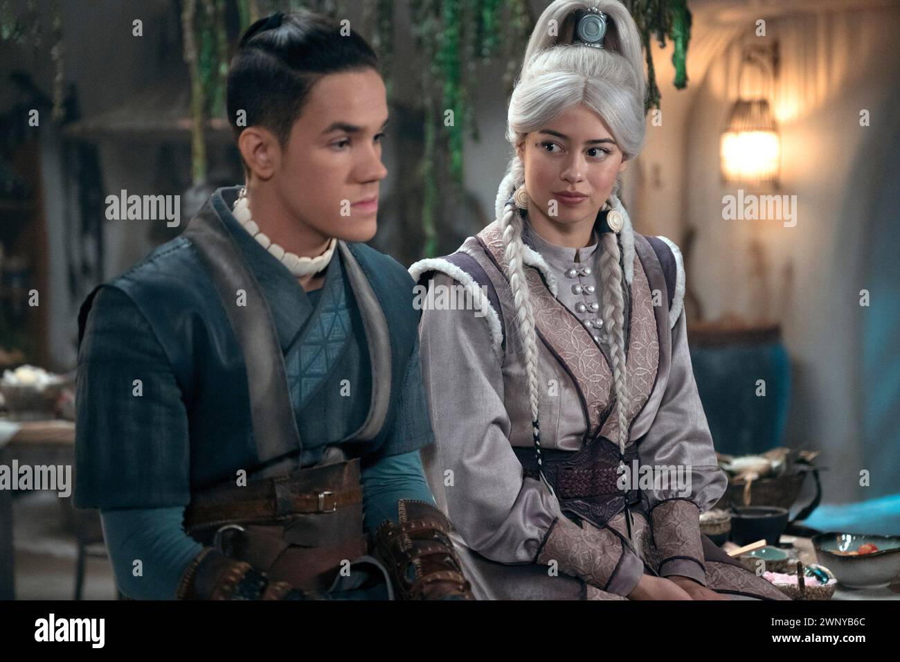 AVATAR: THE LAST AIRBENDER, from left: Ian Ousley, Amber Midthunder ...