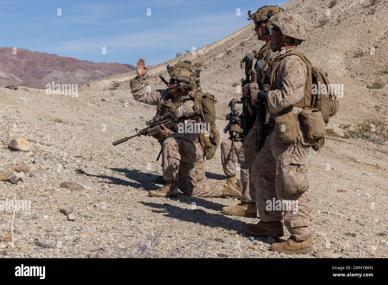 U.S. Marines with 2nd Battalion, 4th Marine Regiment, 1st Marine ...
