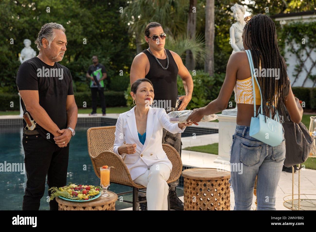 HIGHTOWN, from left: Lydia Gaston (sitting), Imani Lewis (right, back ...