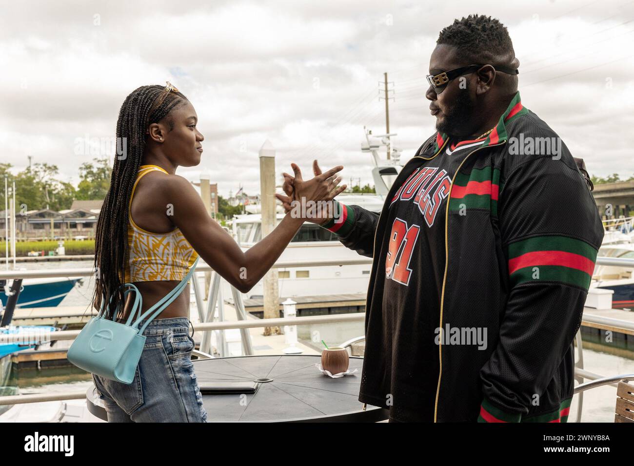 HIGHTOWN, from left: Imani Lewis, Atkins Estimond, 'Chekhov's Gun ...