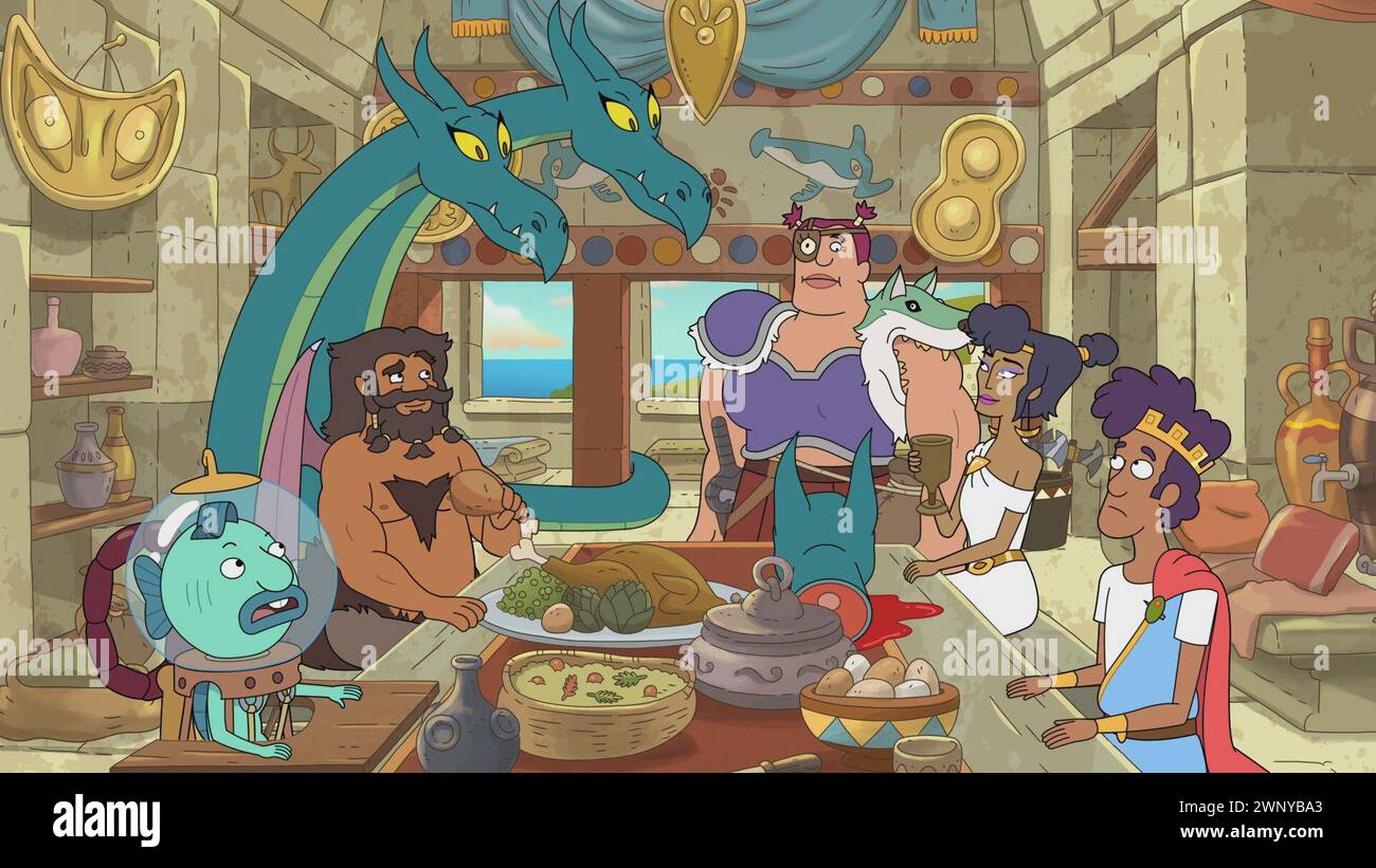 KRAPOPOLIS, from left: Hippocampus (voice: Duncan Trussell), Camille ...