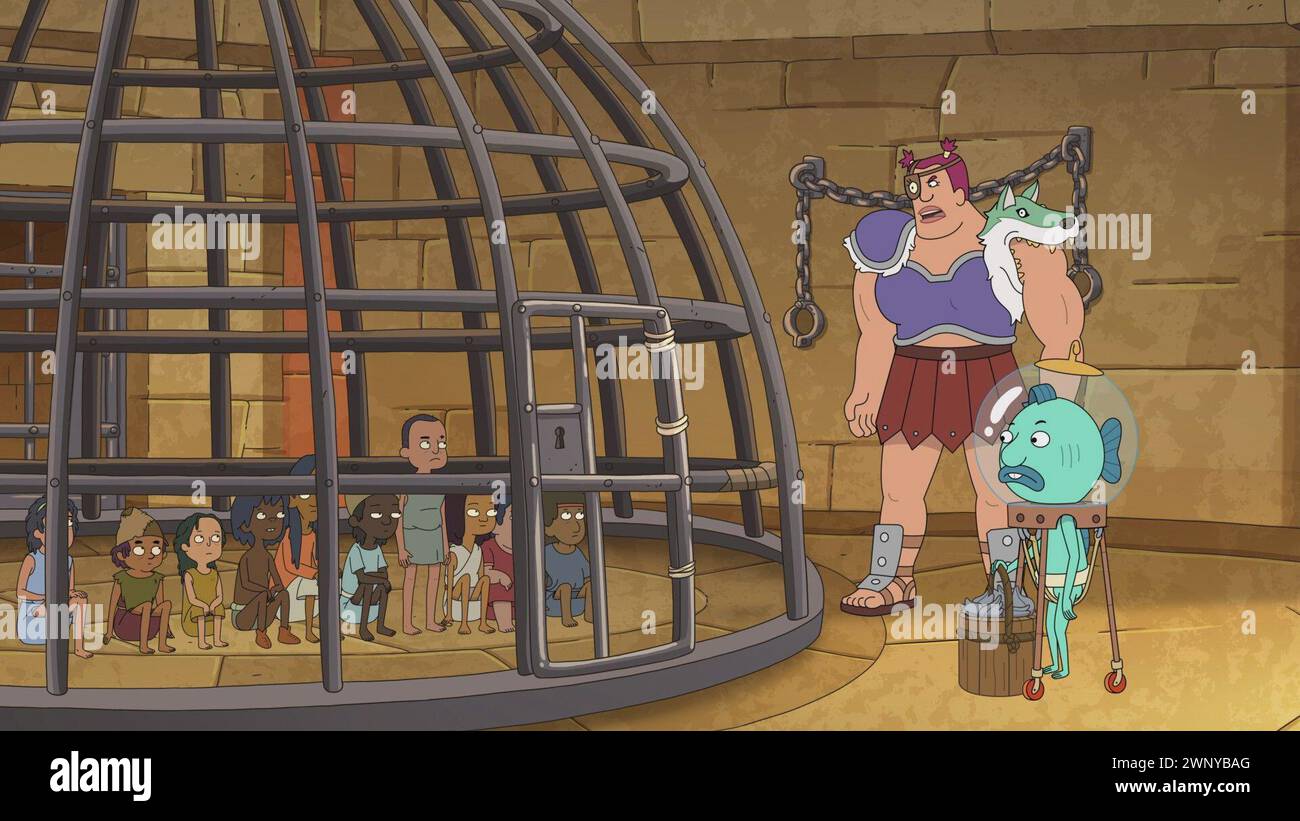 KRAPOPOLIS, right, from left: Stupendous (voice: Pam Murphy ...