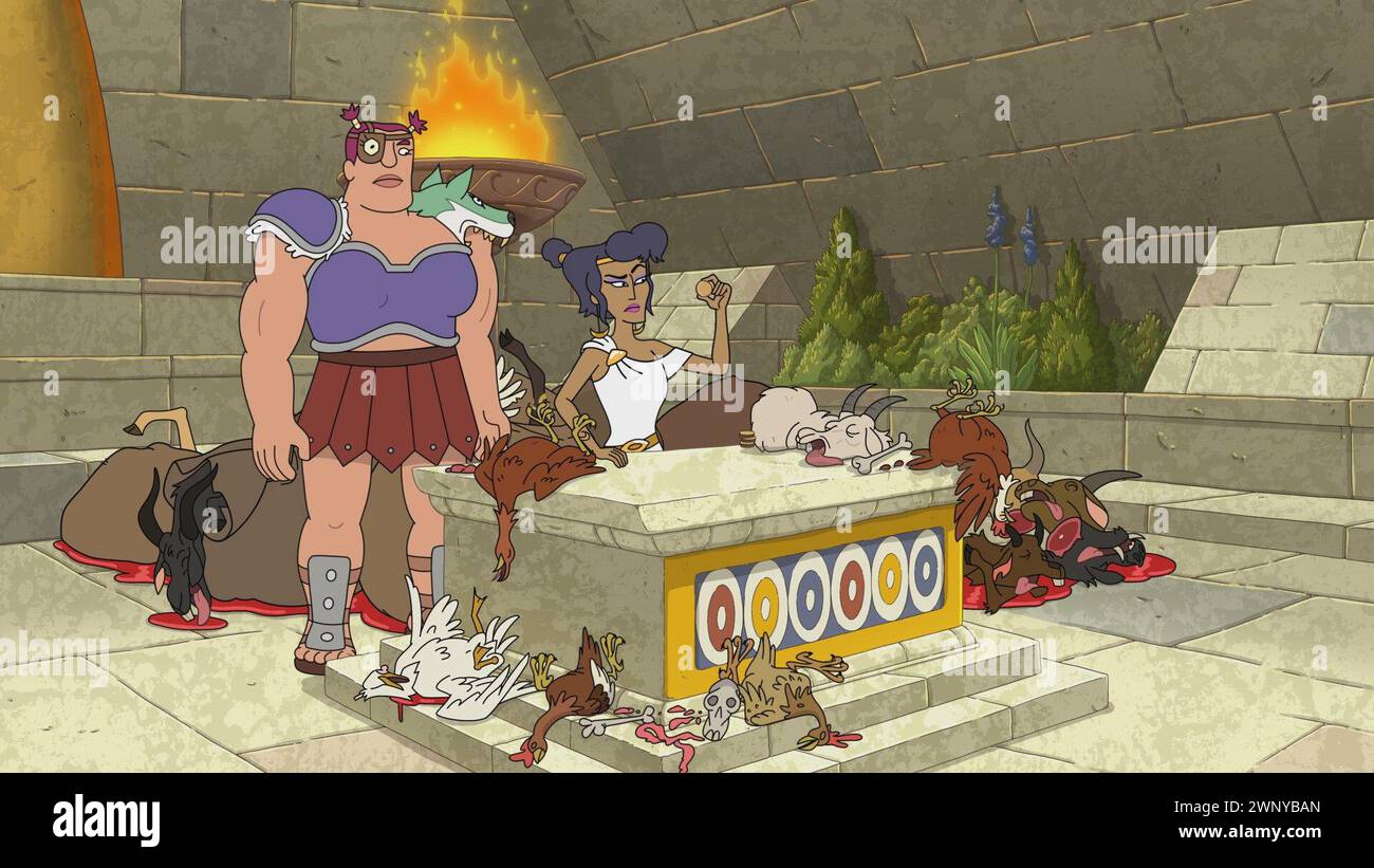 KRAPOPOLIS, from left: Stupendous (voice: Pam Murphy), Deliria (voice ...
