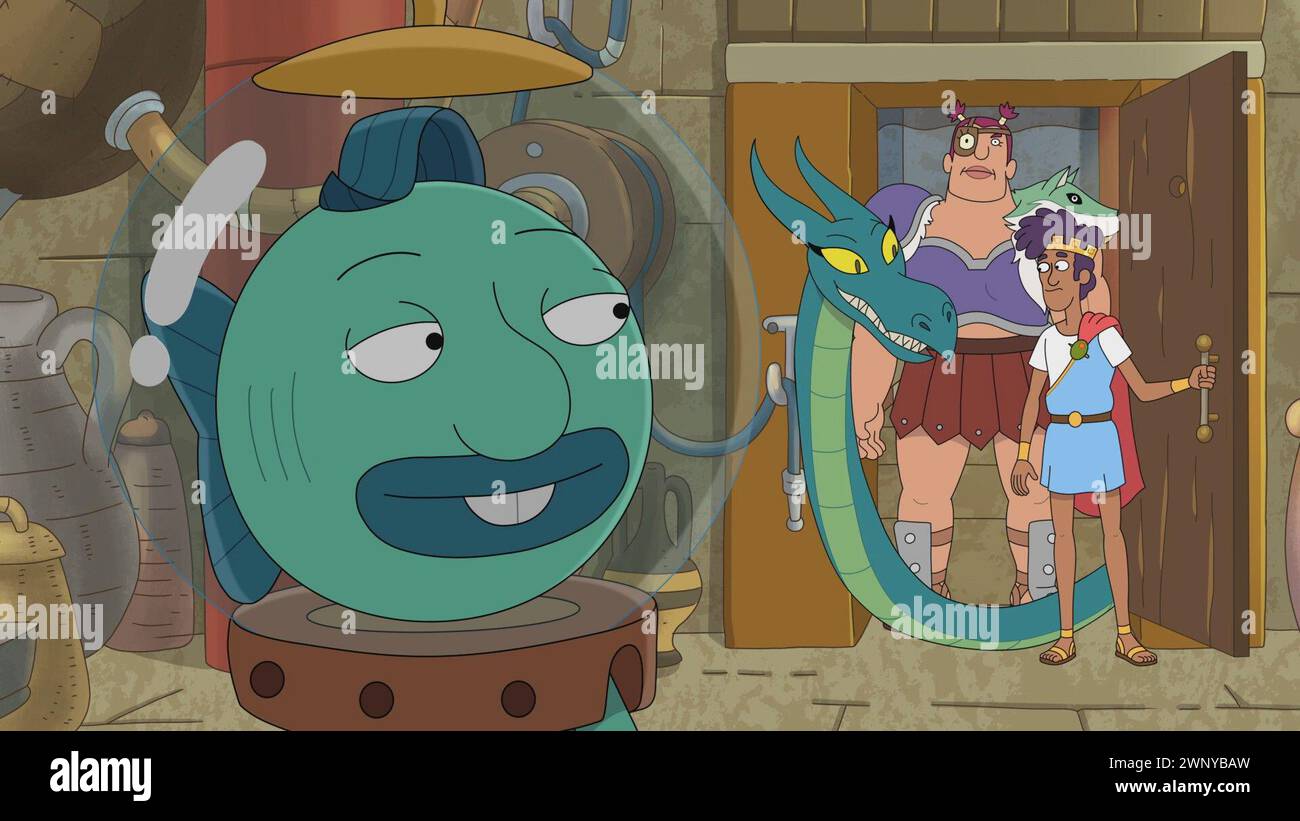 KRAPOPOLIS, from left: Hippocampus (voice: Duncan Trussell), Camille ...