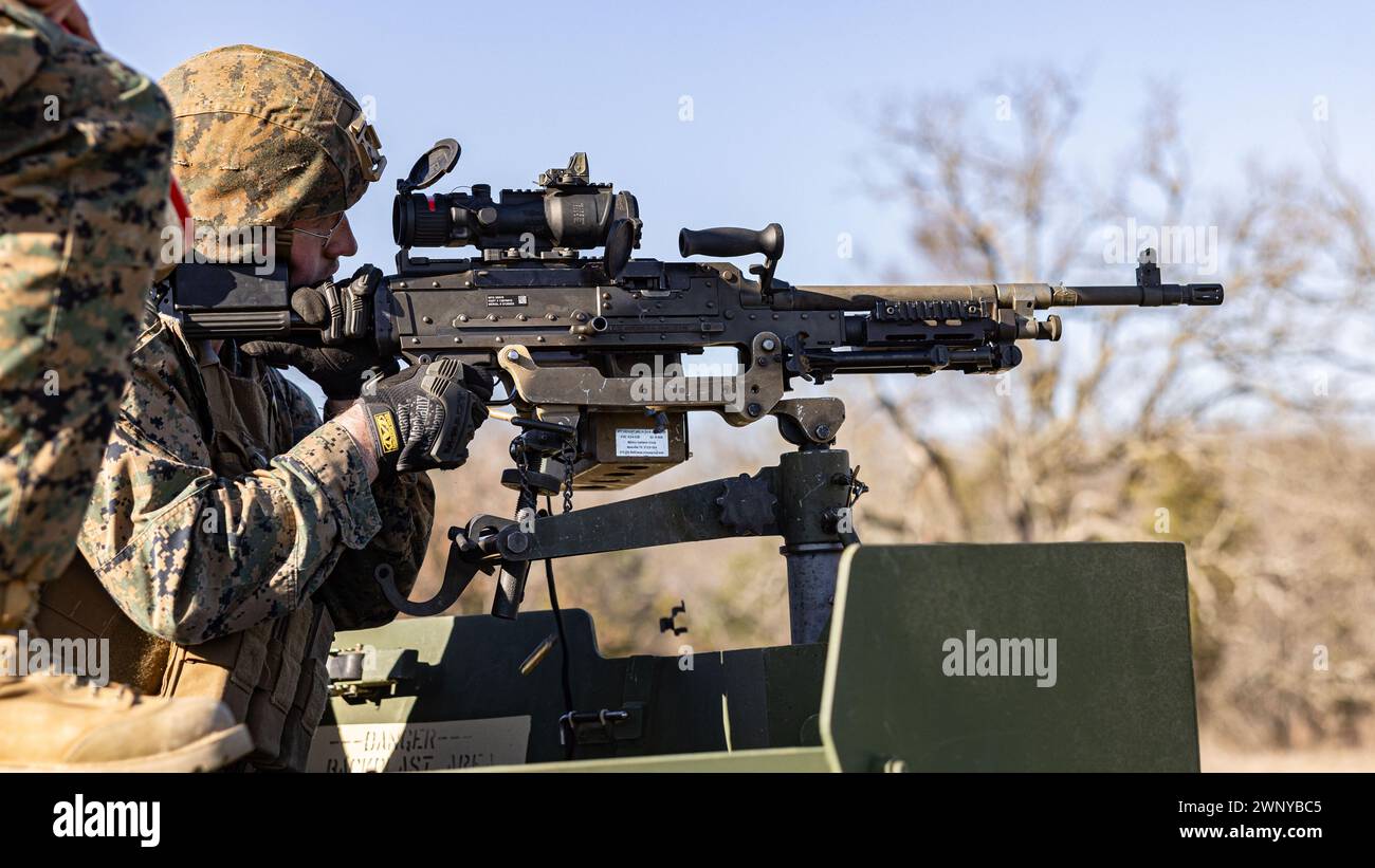 U S Marine Corps Lance Cpl Logan Emberton Anti Tank Missile Gunner