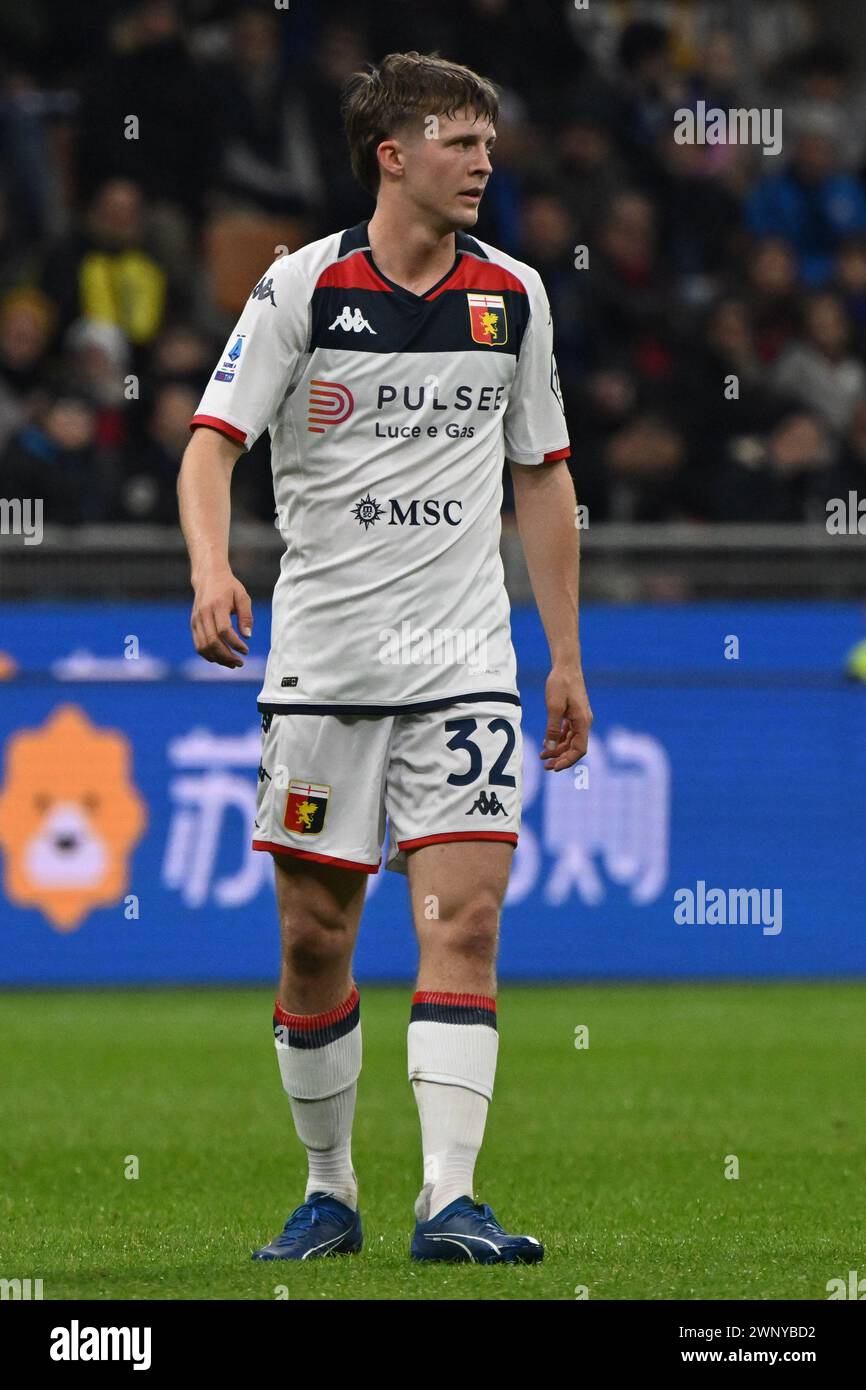 Milan, Italy. 4 Feb, 2024. Morten Frendrup of FC Inter during the ...