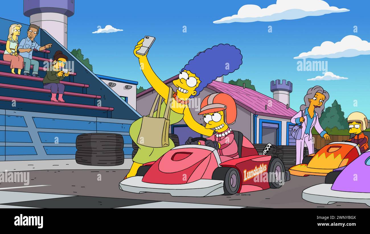 THE SIMPSONS, from left: Marge Simpson (voice: Julie Kavner), Lisa Simpson (voice: Yeardley ...