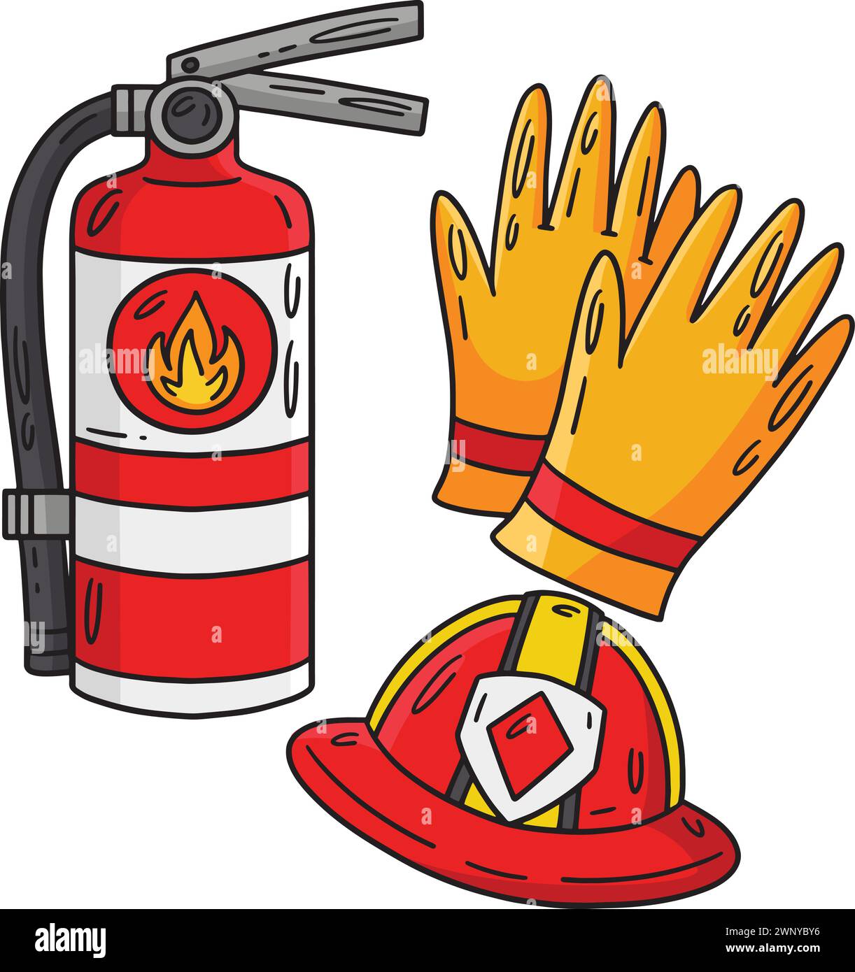 Red Fire Extinguisher Clip Art