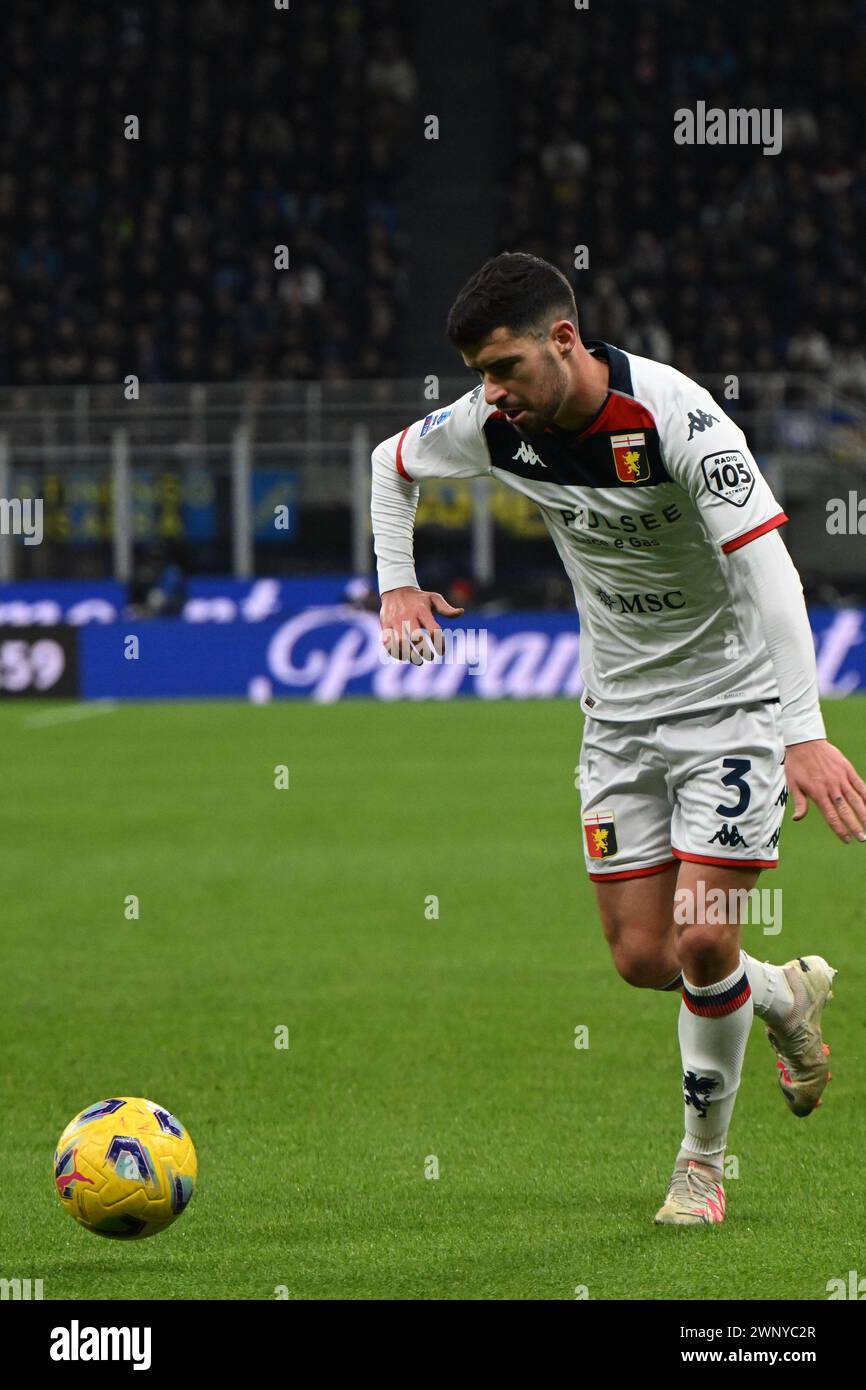 Milan, Italy. 04th Mar, 2024. Aaron Martin of FC Inter during the ...