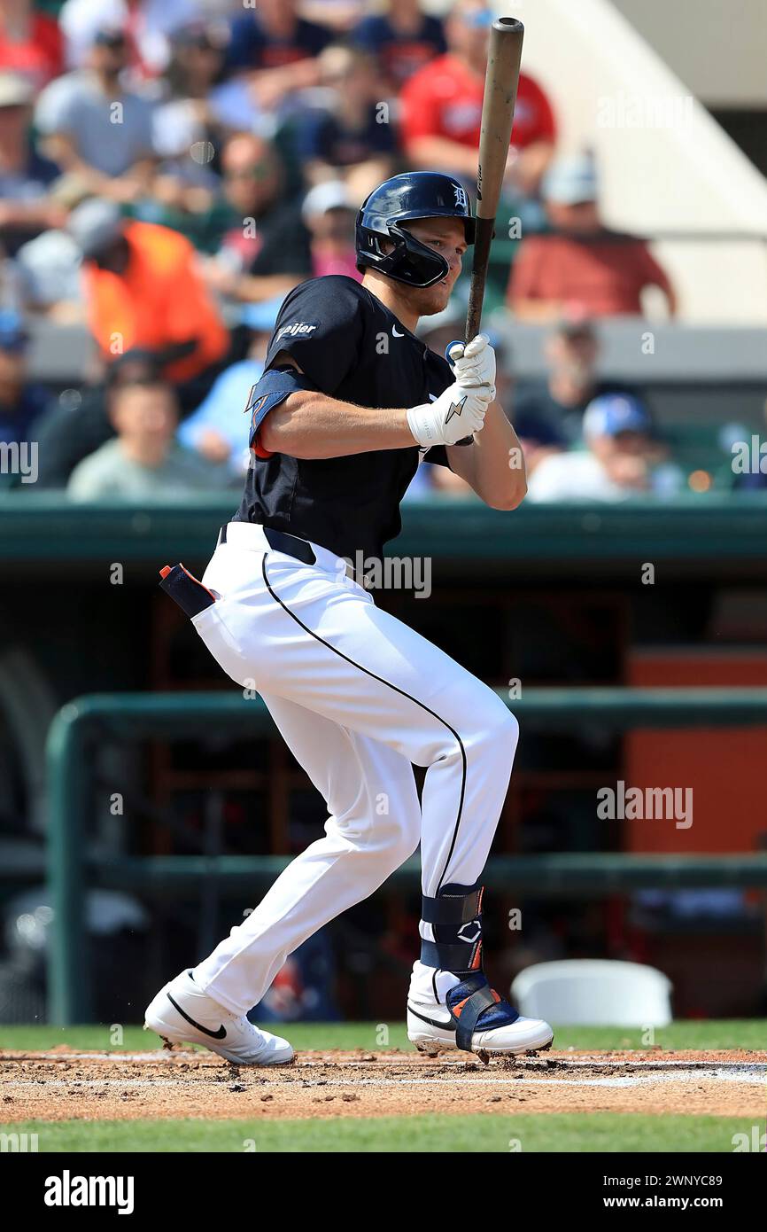 LAKELAND, FL - MARCH 04: Detroit Tigers outfielder Parker Meadows (22 ...