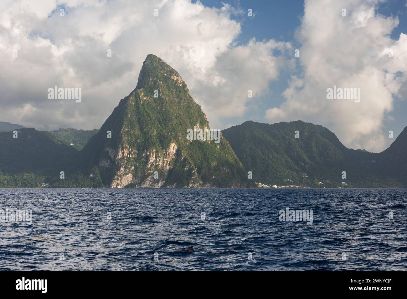 Petit Piton is 2,438 feet or 743 meters which is a visually dramatic ...