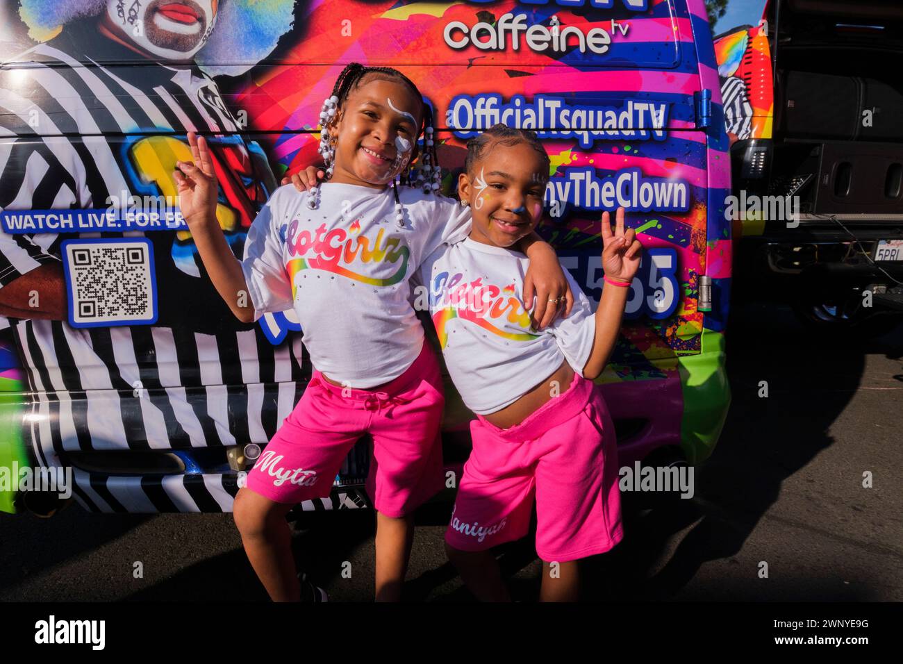 Tommy the Clown and his clown troupe, Martin Luther King Jr. Day parade ...