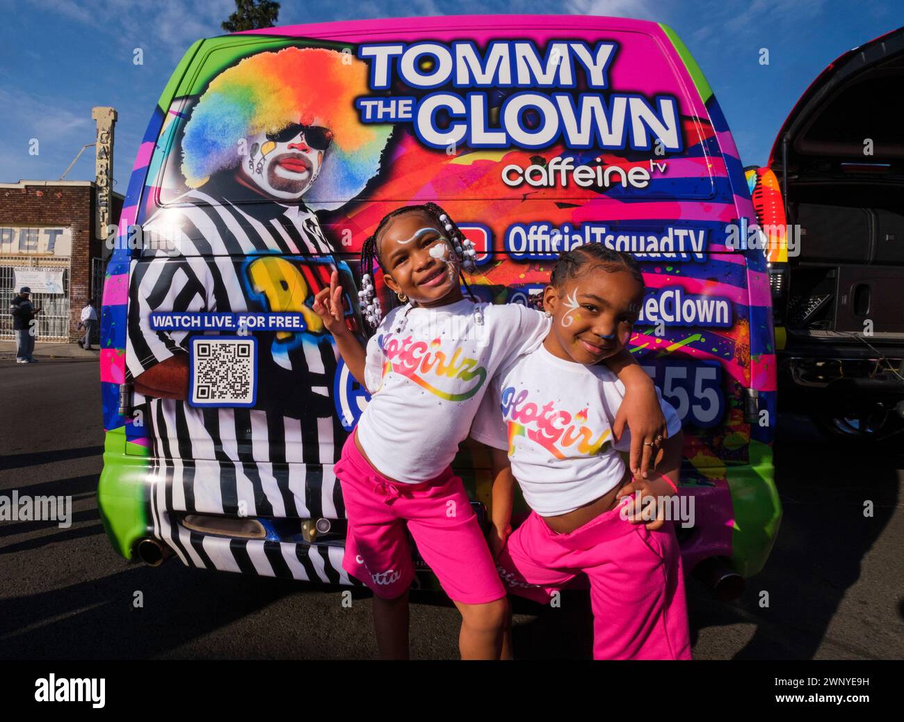 Tommy the Clown and his clown troupe, Martin Luther King Jr. Day parade ...
