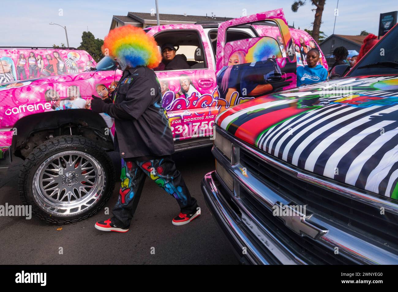 Tommy the Clown and his clown troupe, Martin Luther King Jr. Day parade ...