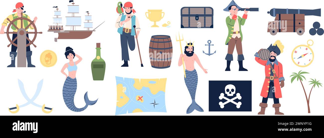 Mermaid cartoon hi-res stock photography and images - Alamy