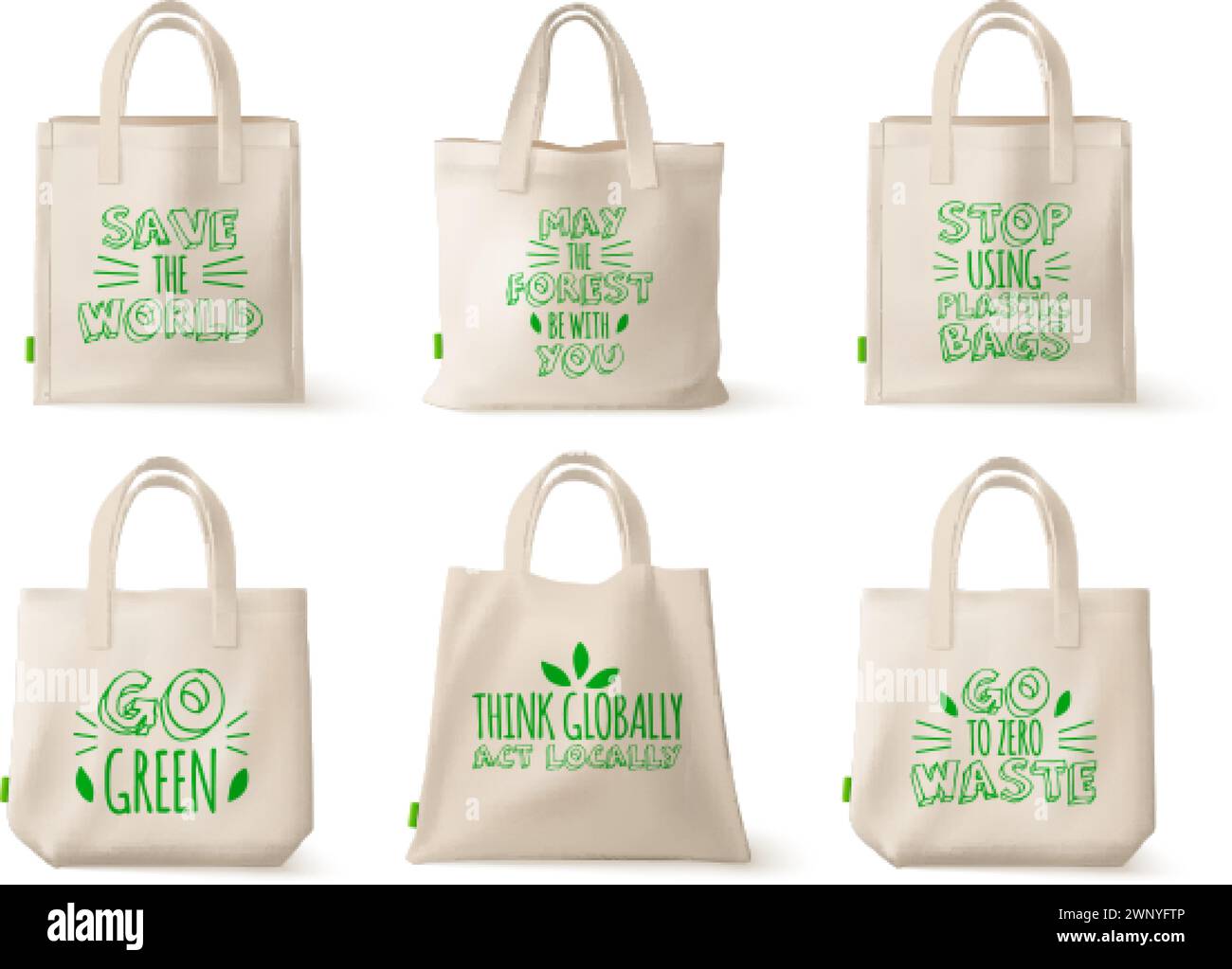 Slogan handbag Stock Vector Images - Alamy