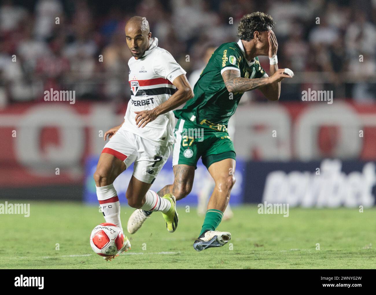 São Paulo (SP), 03/03/2024 - Football / São Paulo x Palmeiras - Lucas ...