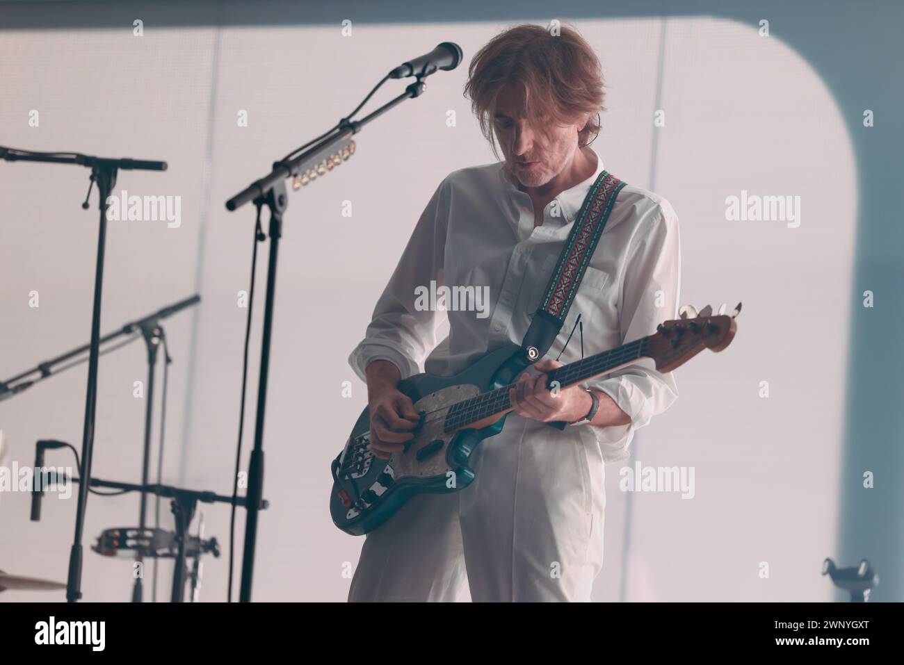 Berlin, Germany. 04th Mar, 2024. Nicolas Godin plays at the start of ...